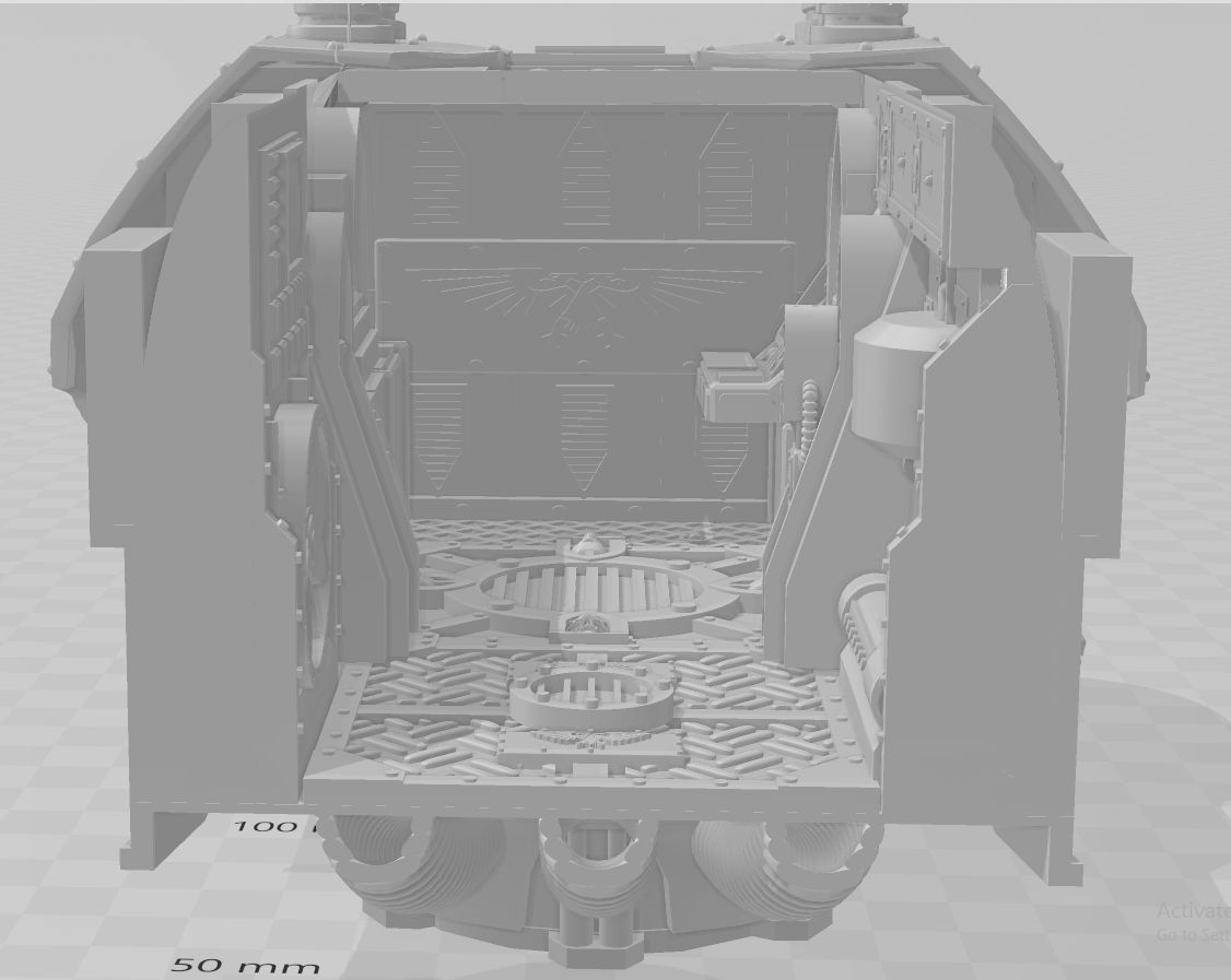 ⚔ Mars Pattern Imperial Reaver Titan Body with Internal Details 40K・ 3D ...