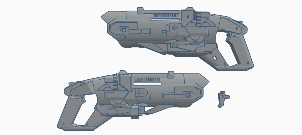 🥶 Leonard Snart's Cold Gun・ STL File for ・Cults