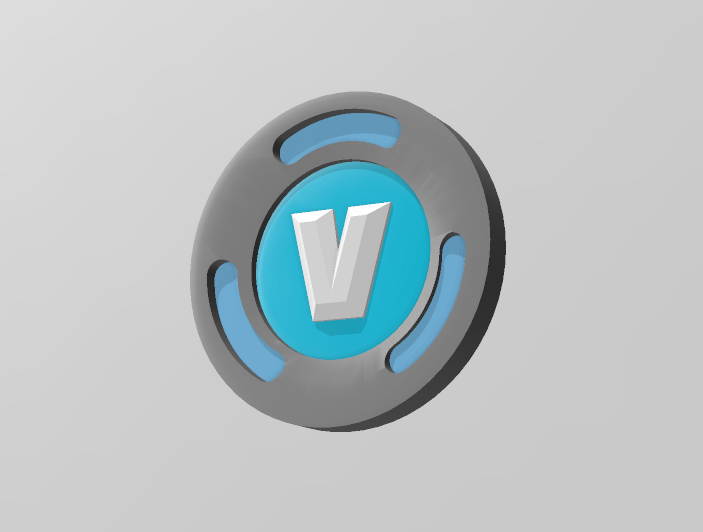 STL file V fortnite coins 🦸 ・3D printable model to download・Cults