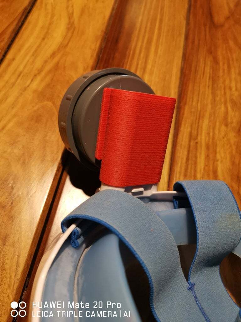 Free STL file Full Face Mask Filter Connector 🩻 ・3D print object to ...