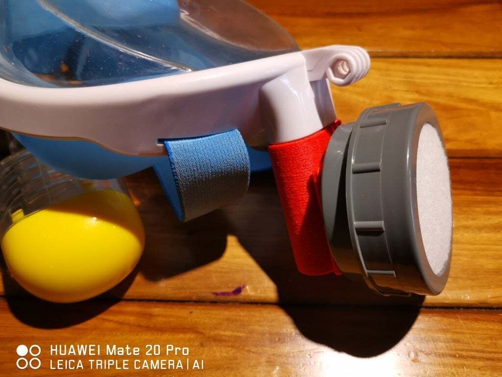 Free STL file Full Face Mask Filter Connector 🩻 ・3D print object to ...