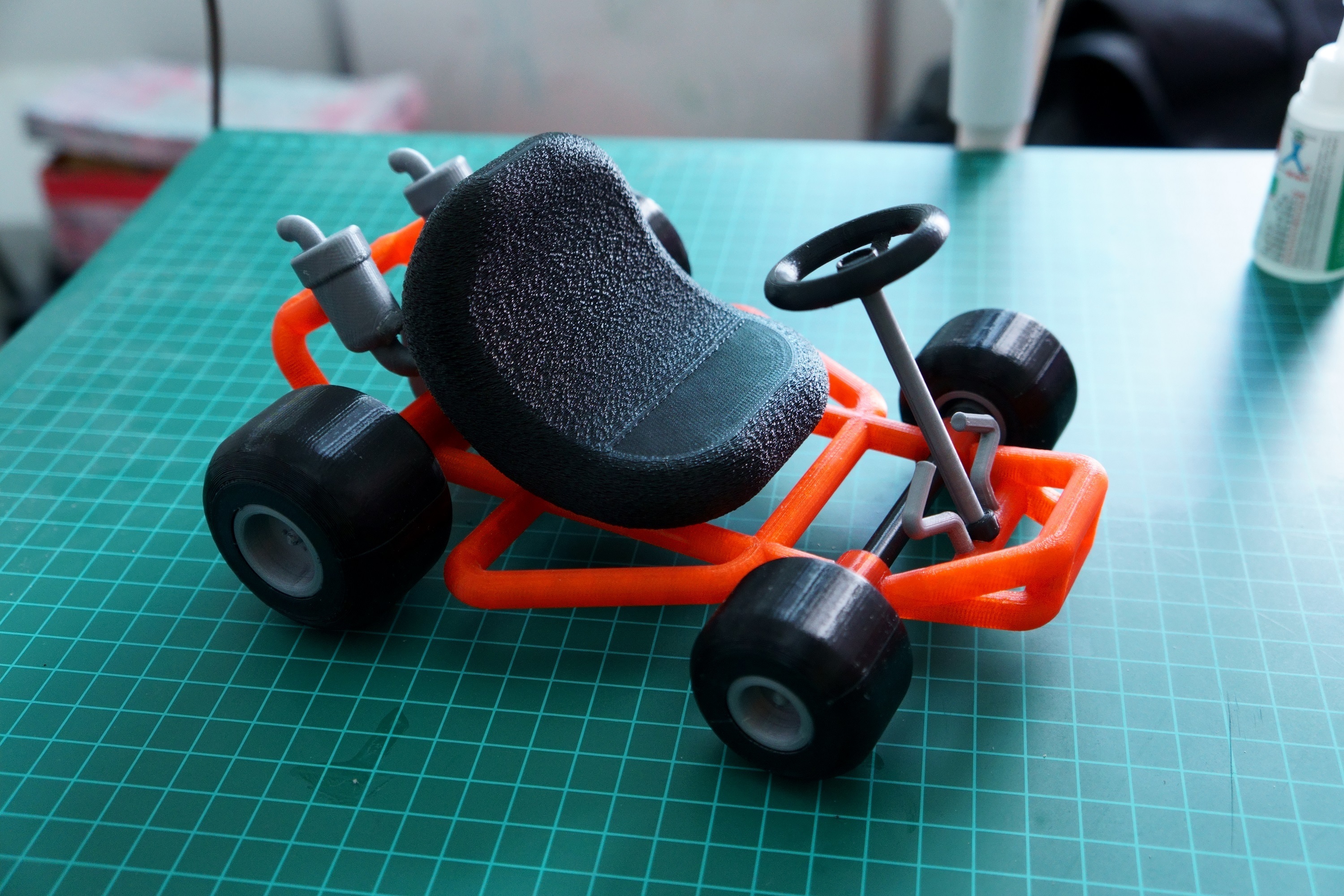 🎲 3D Printable Mario Kart Go-kart (6" x 8") (15cm x 21cm)・ STL File for ...