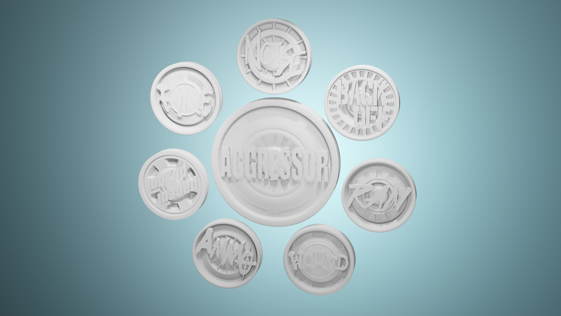 STL file Last Days: Zombie Apocalypse Game Tokens 🧟 ・3D printing ...