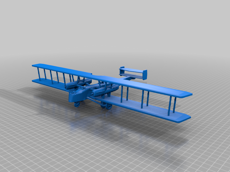 🛩️ zeppelin-staaken r.xiva WWI/WW1 Bomber・Free 3D File for ・Cults