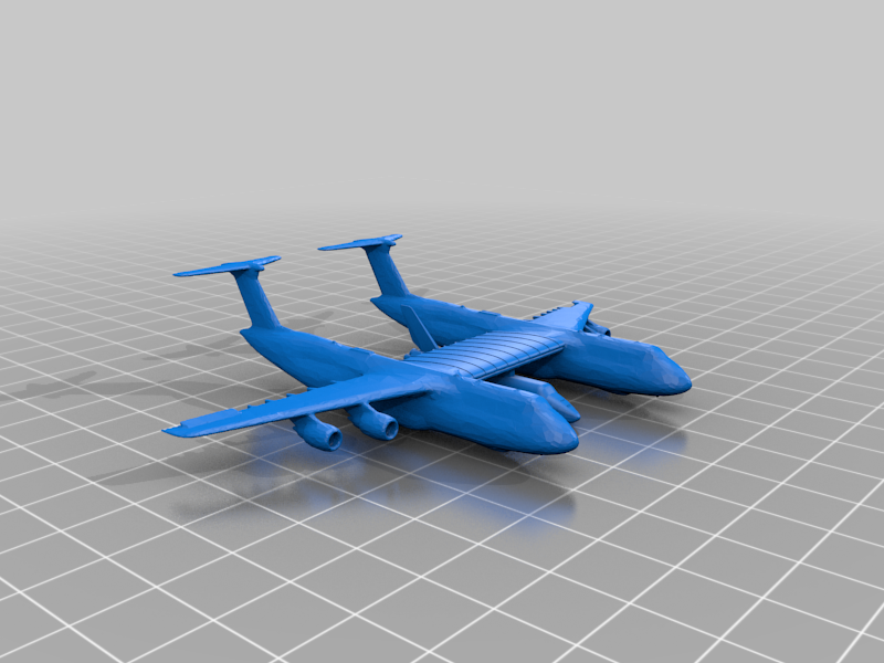 Free 3D file Twin C5 Lockheed Galaxy 🛩️ ・3D print object to download・Cults