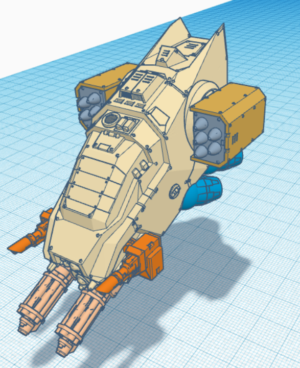 Free 3D file Stormhopper assault craft 🎲 ・3D printing template to ...