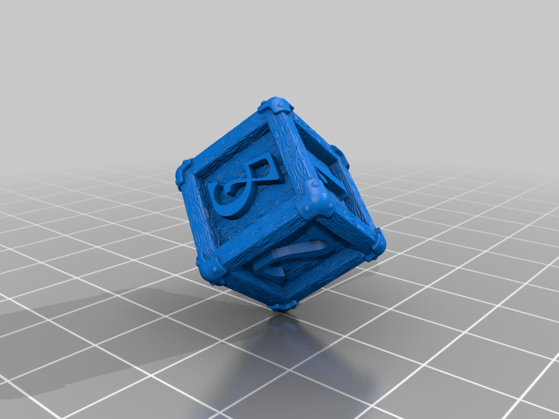 Free STL file Wooden D6 Dice 🪵 ・3D printable design to download・Cults