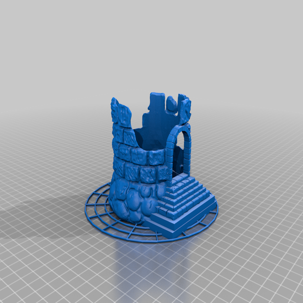 🏰 Floating Castle for Aquarium・Free STL File for ・Cults
