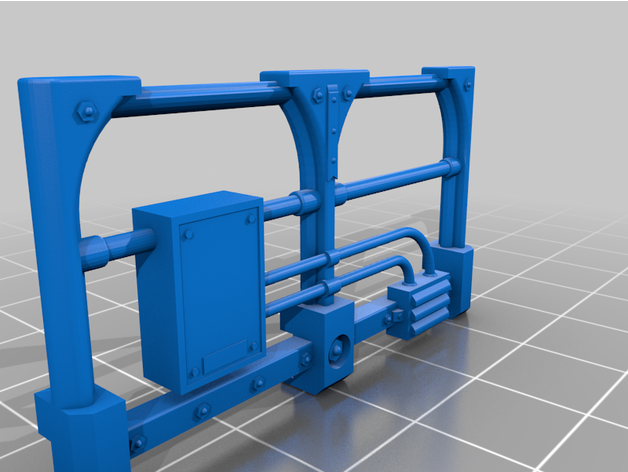 🎲 Necromunda Zone Mortalis compatible Railings・Free STL File for ・Cults