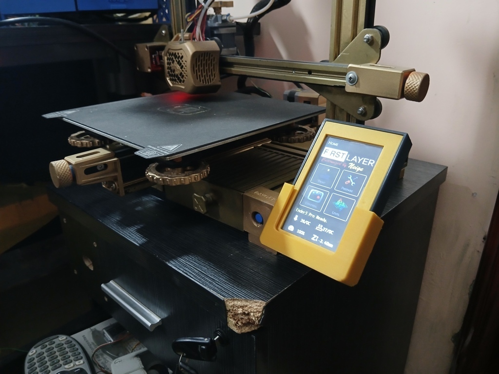 🆕 NEW Ender-3V2 DWIN Touch Screen Case and Mount・Free 3D File for ・Cults