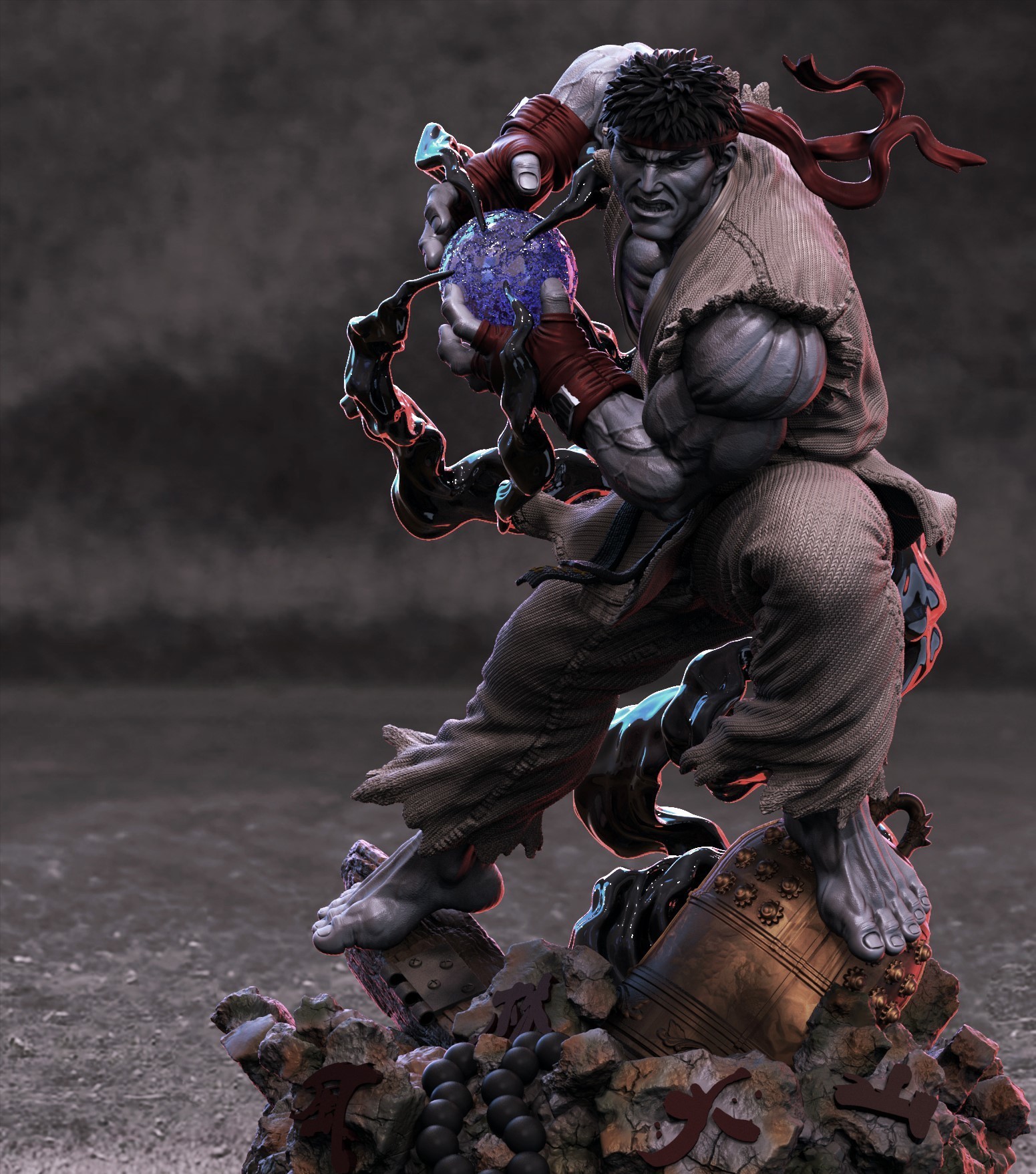 🐉 Ryu・ STL File for ・Cults
