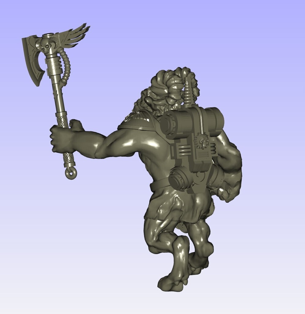 🛰 Imperial space army Beast-Capitaine・Free 3D File for ・Cults