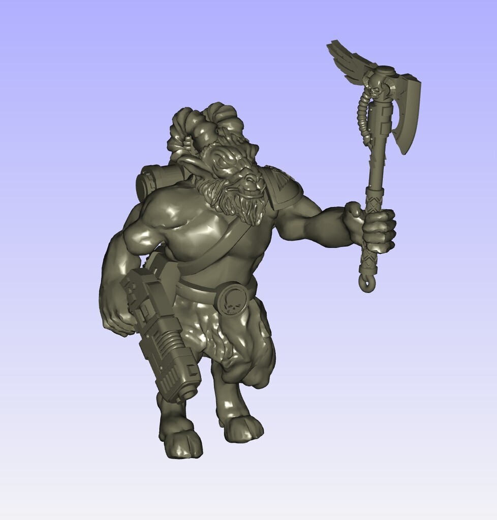 🛰 Imperial space army Beast-Capitaine・Free 3D File for ・Cults