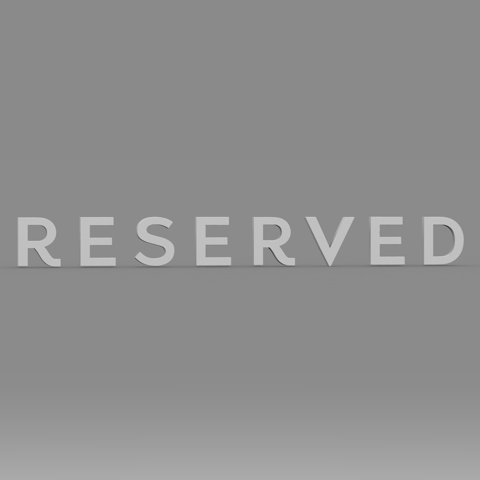 STL file reserved logo 🎭 (OBJ)・3D printing idea to download・Cults