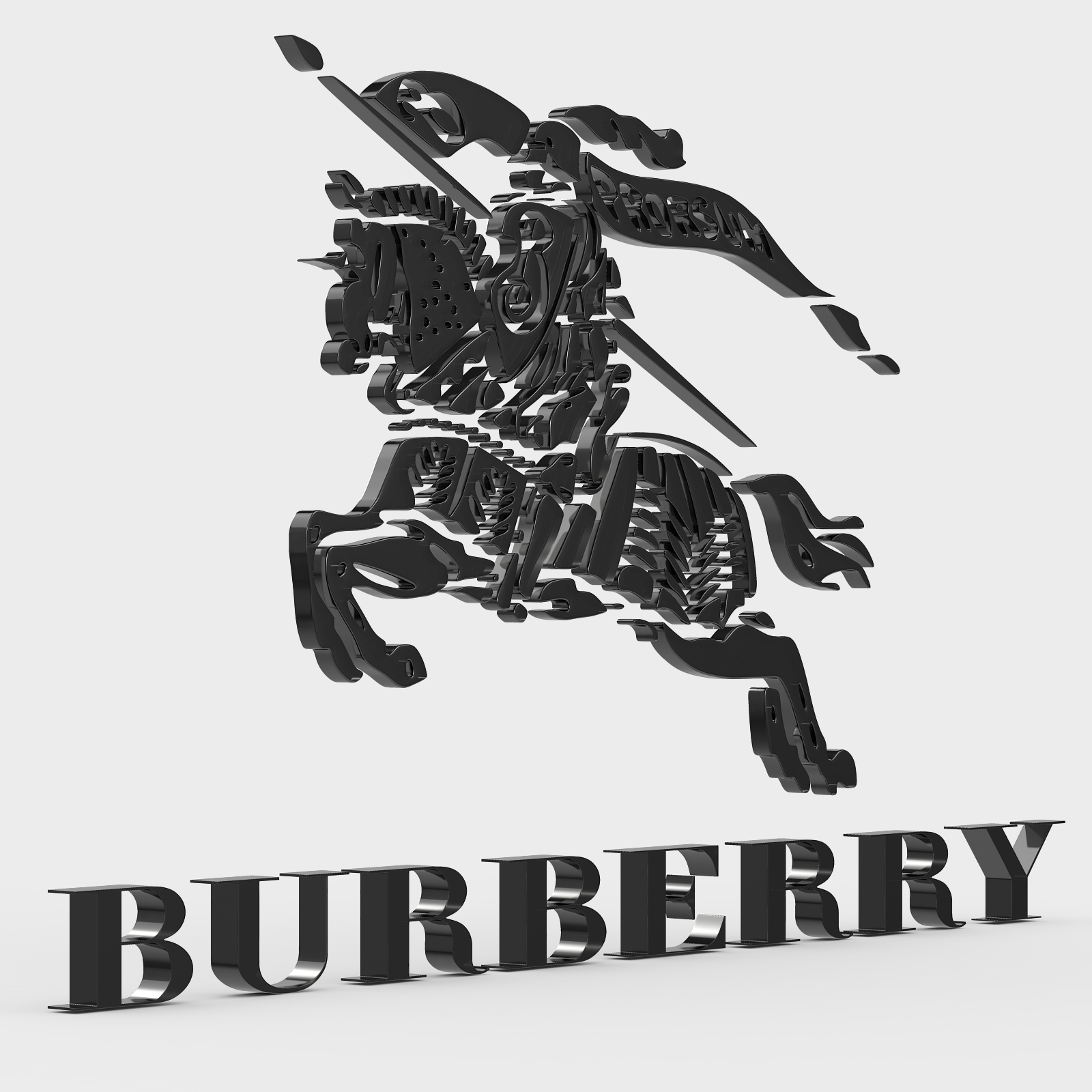 STL file burberry logo 🎭 (OBJ)・3D print design to download・Cults