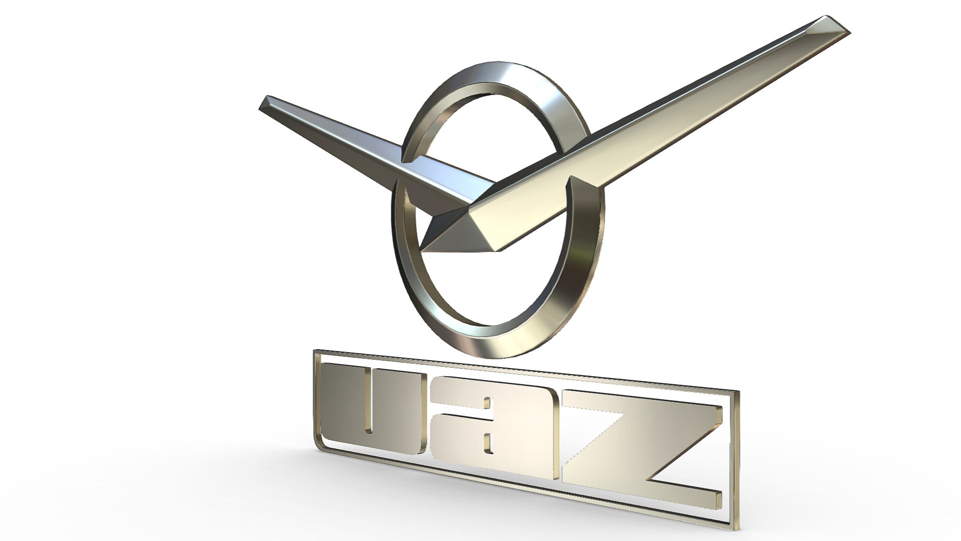 STL file uaz logo 🚗 (OBJ)・Design to download and 3D print・Cults