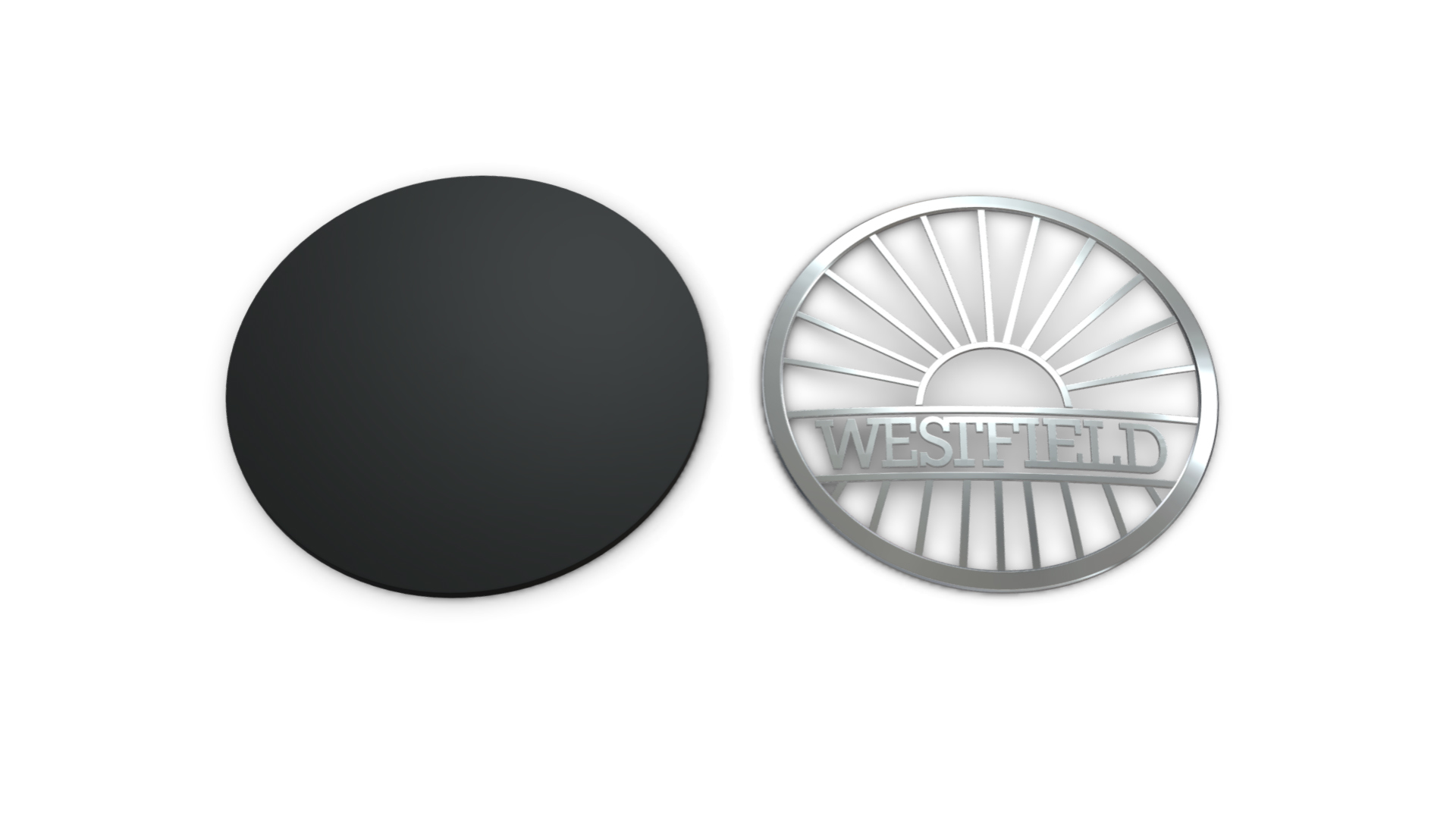 STL file westfield logo 🚗 (OBJ)・Model to download and 3D print・Cults