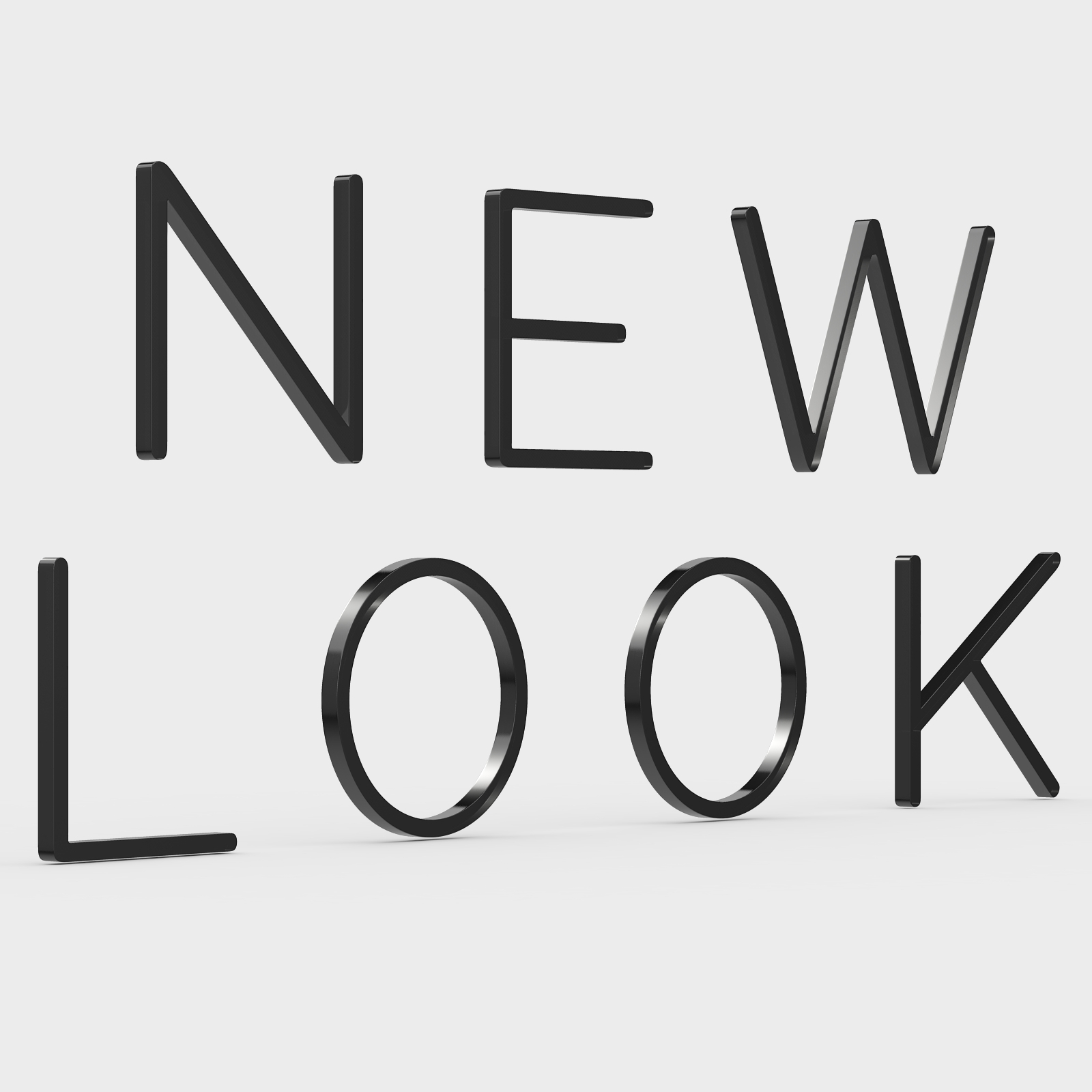 STL file new look logo 2 🆕 (OBJ)・Template to download and 3D print・Cults