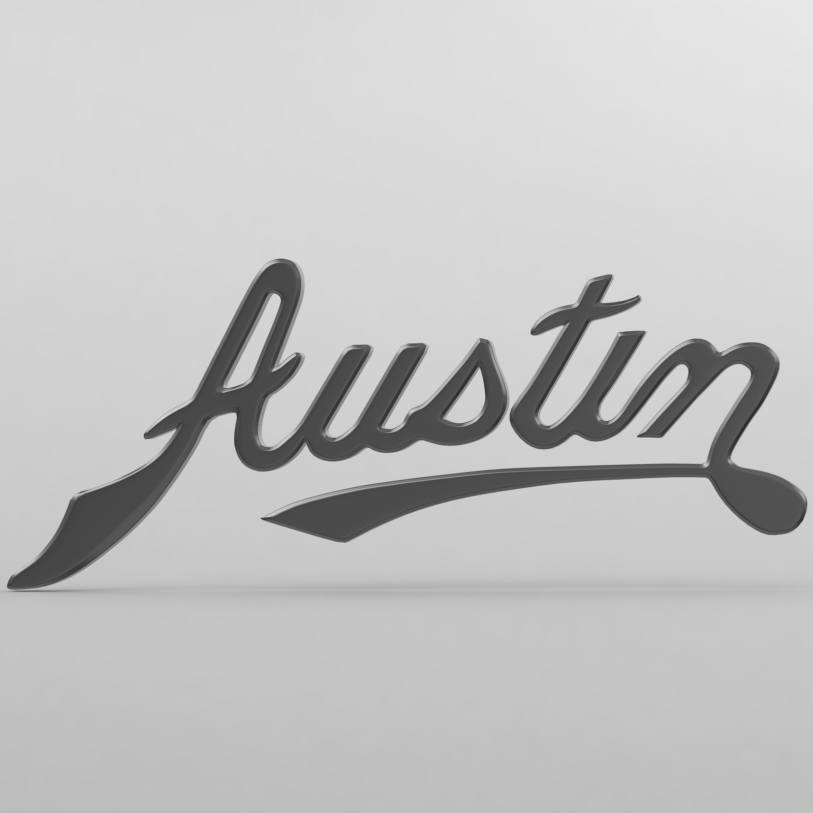 STL file austin logo 2 🚗 (OBJ)・3D print object to download・Cults