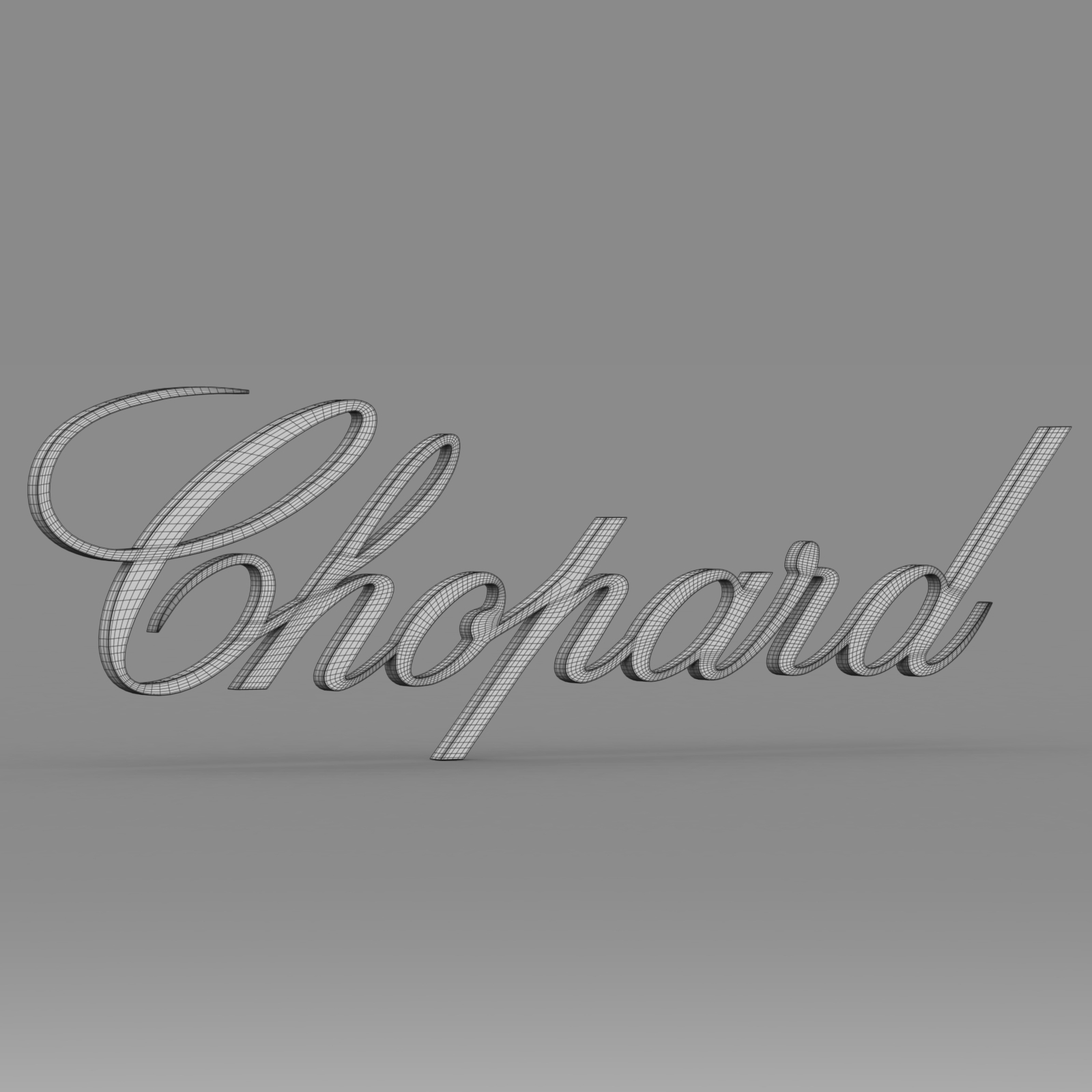 STL-Datei chopard logo 🎭 (OBJ)・3D-druckbare Vorlage zum herunterladen・Cults