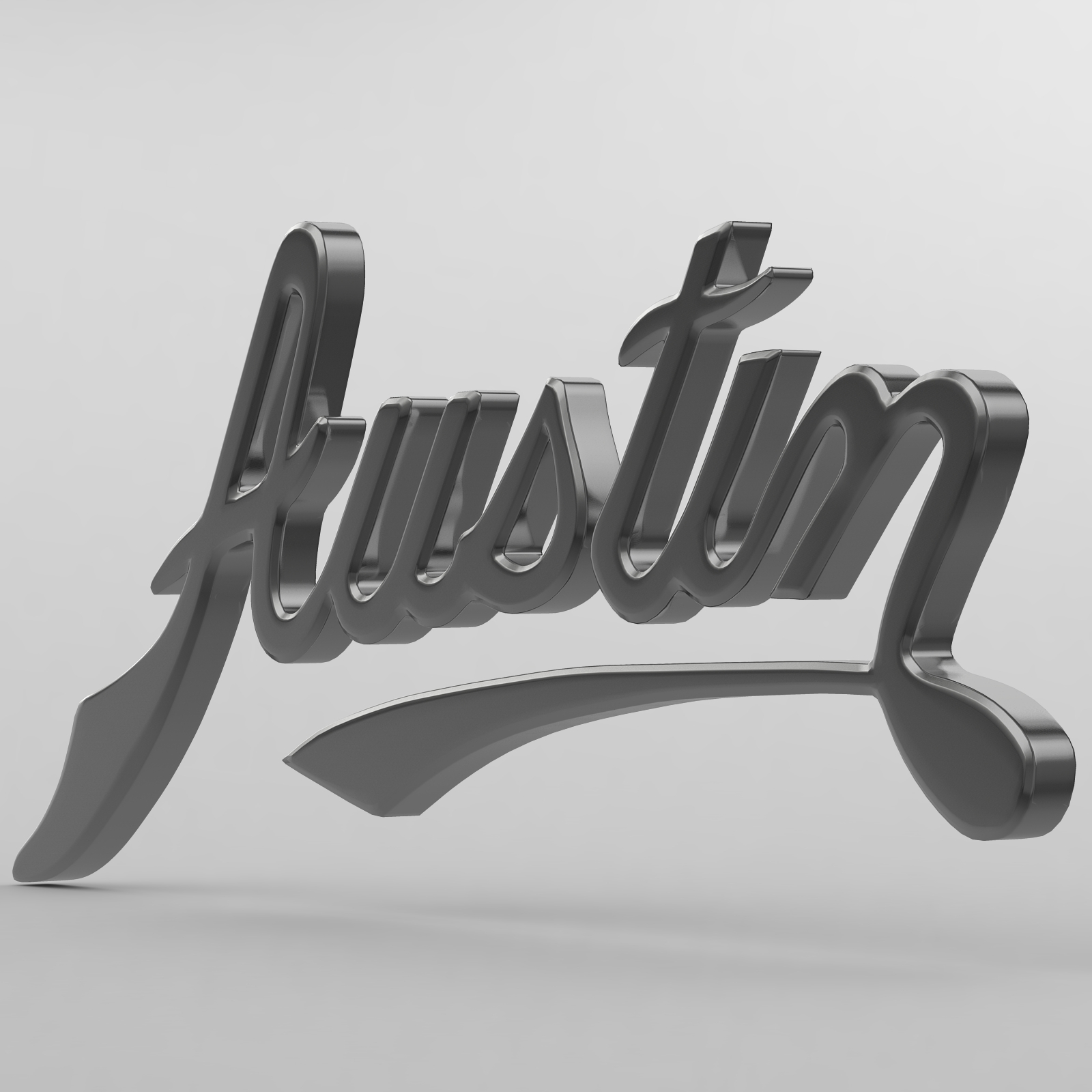 STL file austin logo 2 🚗 (OBJ)・3D print object to download・Cults