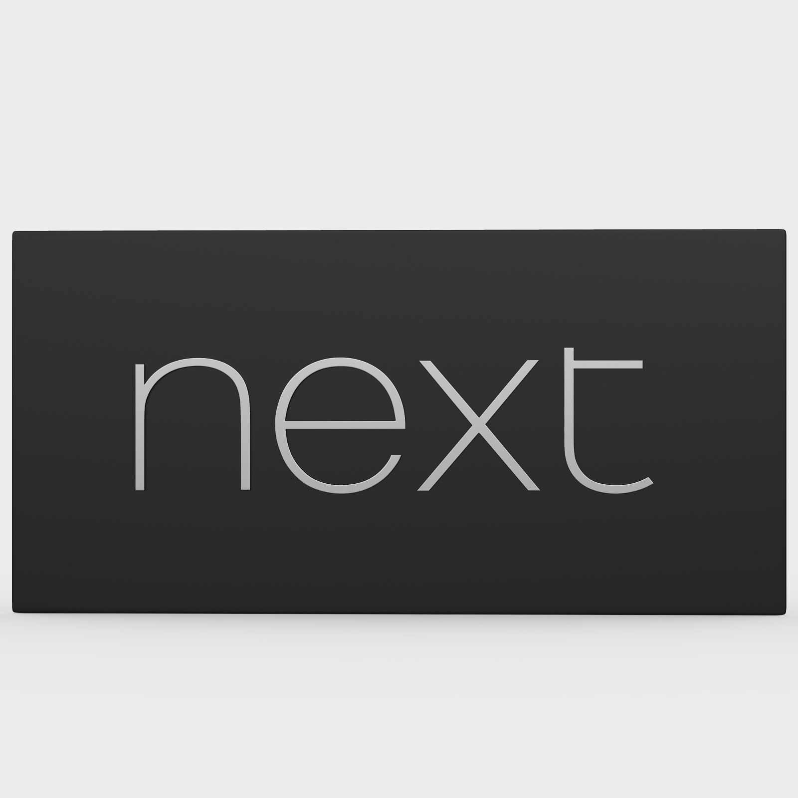 STL file next logo ⏭️ (OBJ)・Model to download and 3D print・Cults