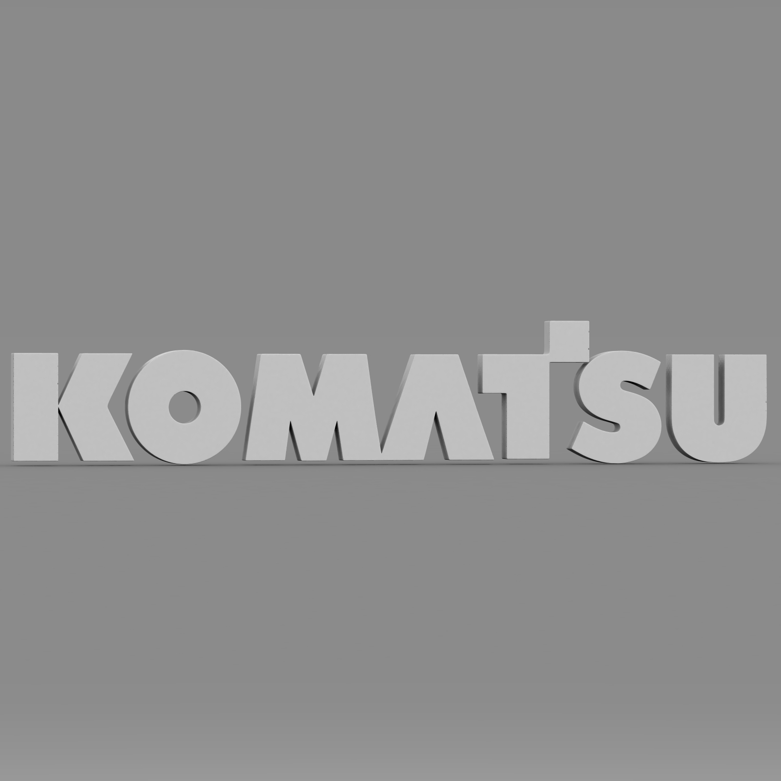 🚗 komatsu logo・ STL File for ・Cults