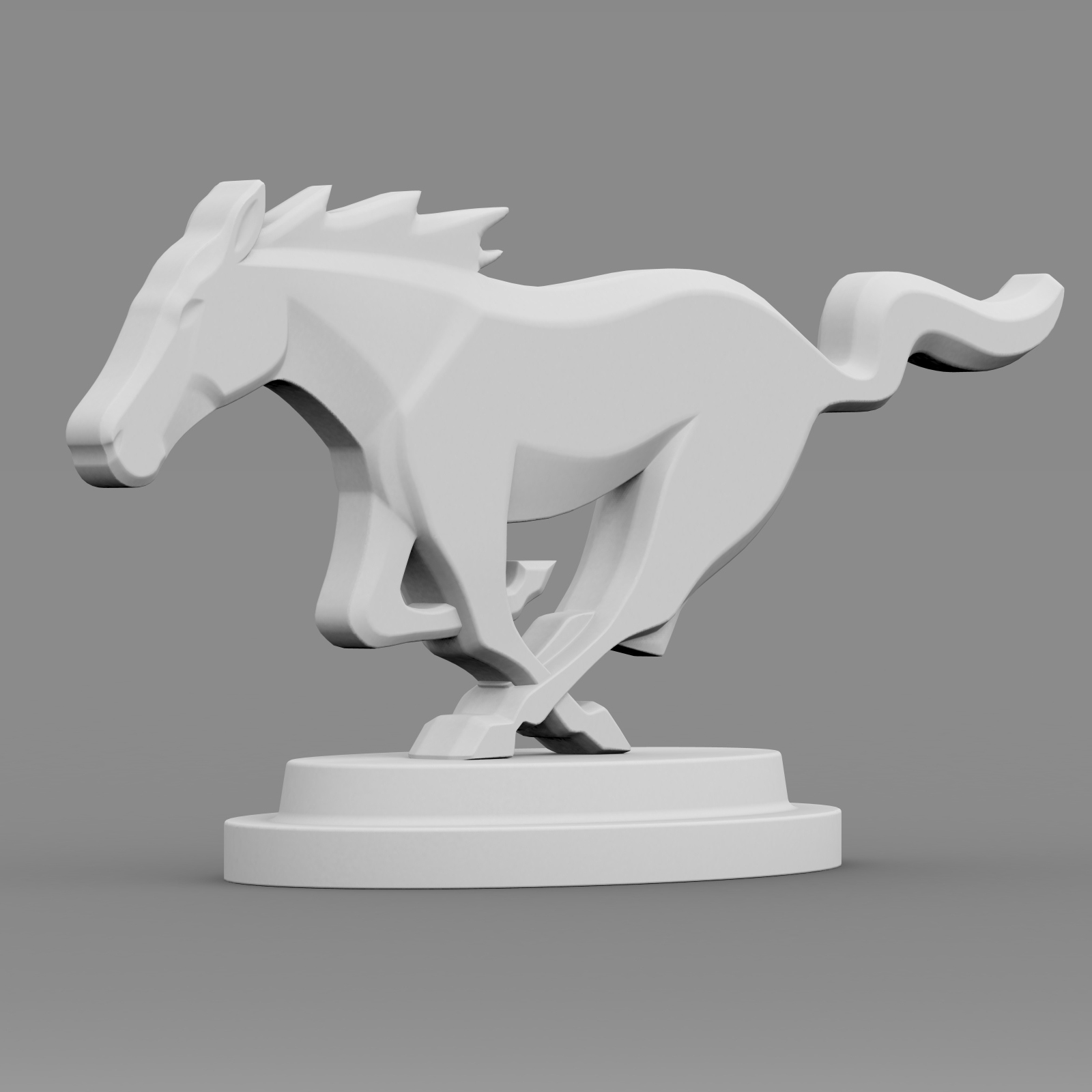 🚙 ford mustang hood ornament・ STL File for ・Cults