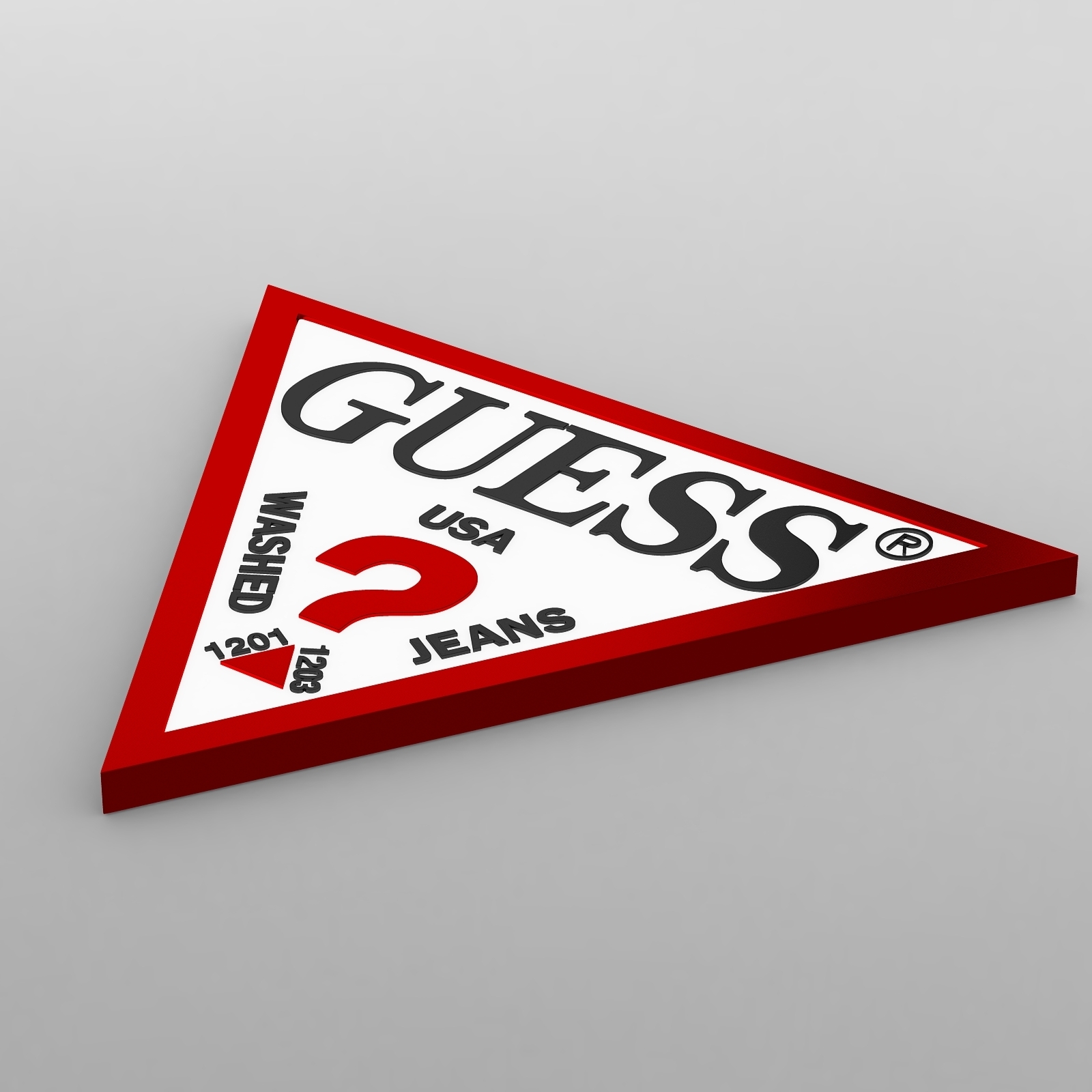 Guess Triangle Logo