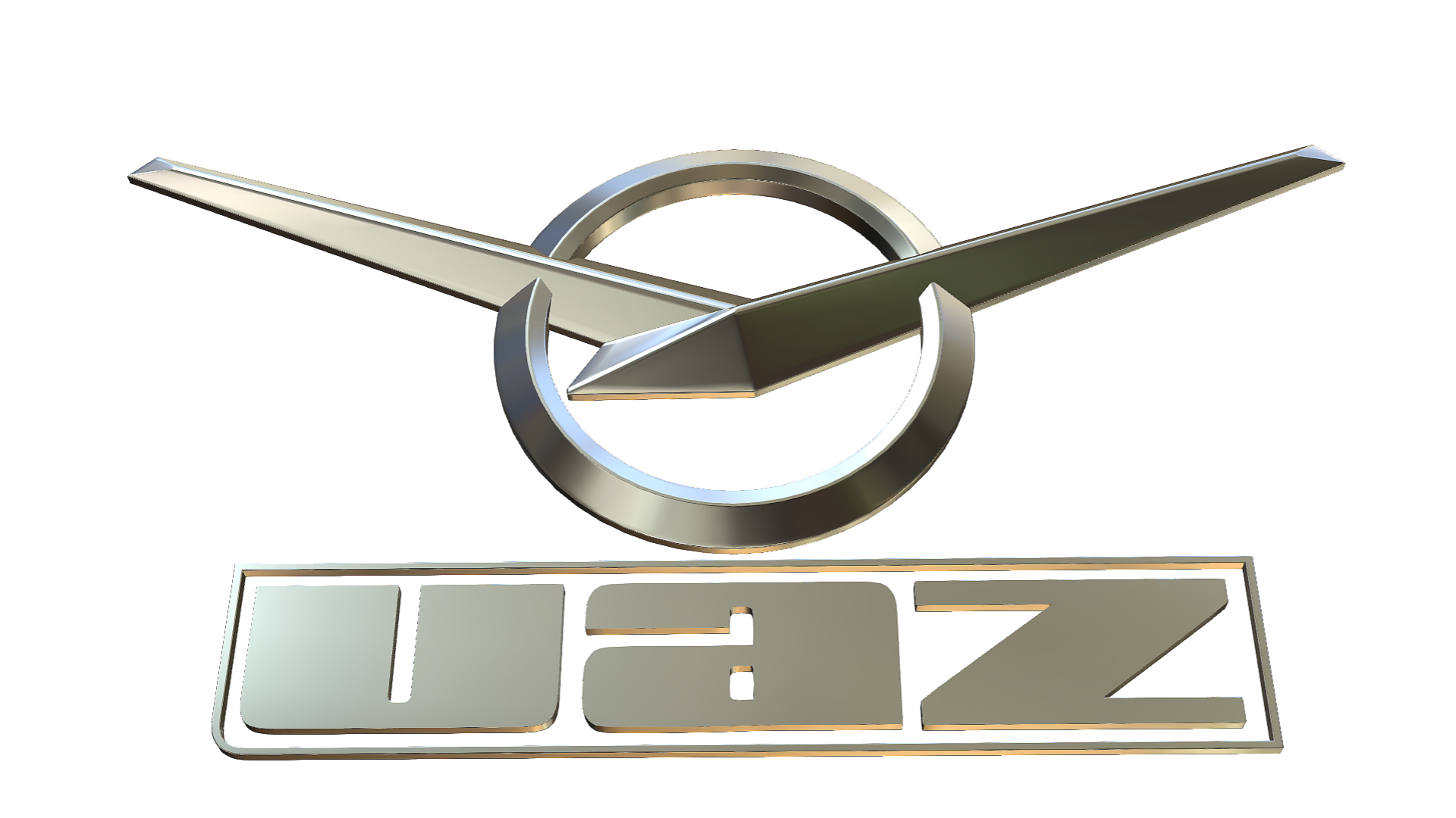 STL file uaz logo 🚗 (OBJ)・Design to download and 3D print・Cults