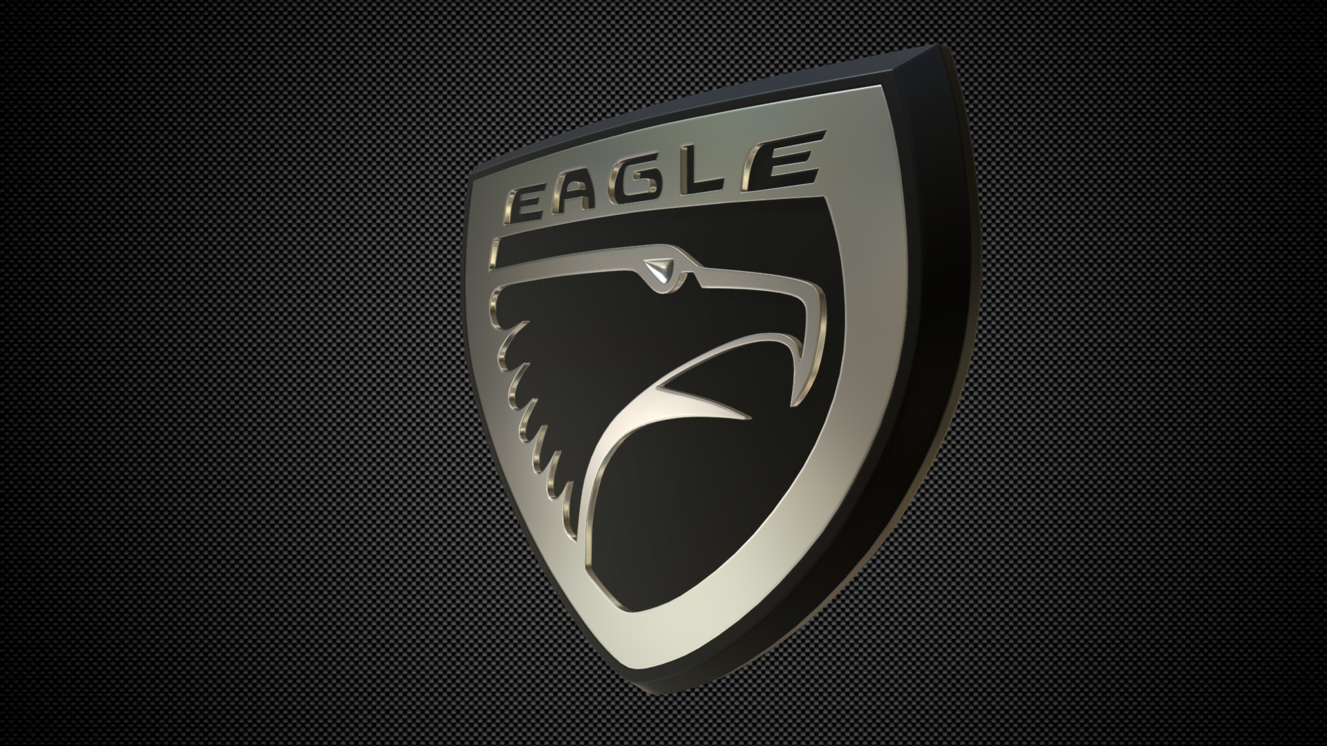 Eagle Logo Car