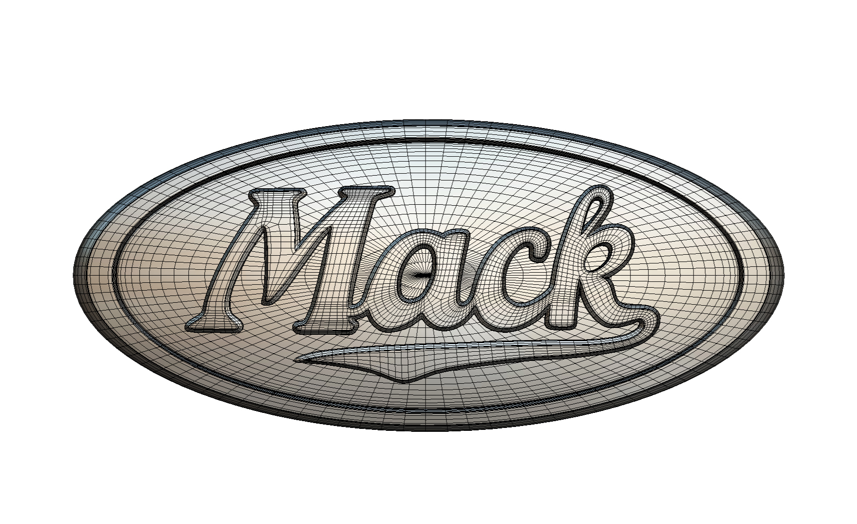 👽 mack logo 3・Archivo STL para ・Cults