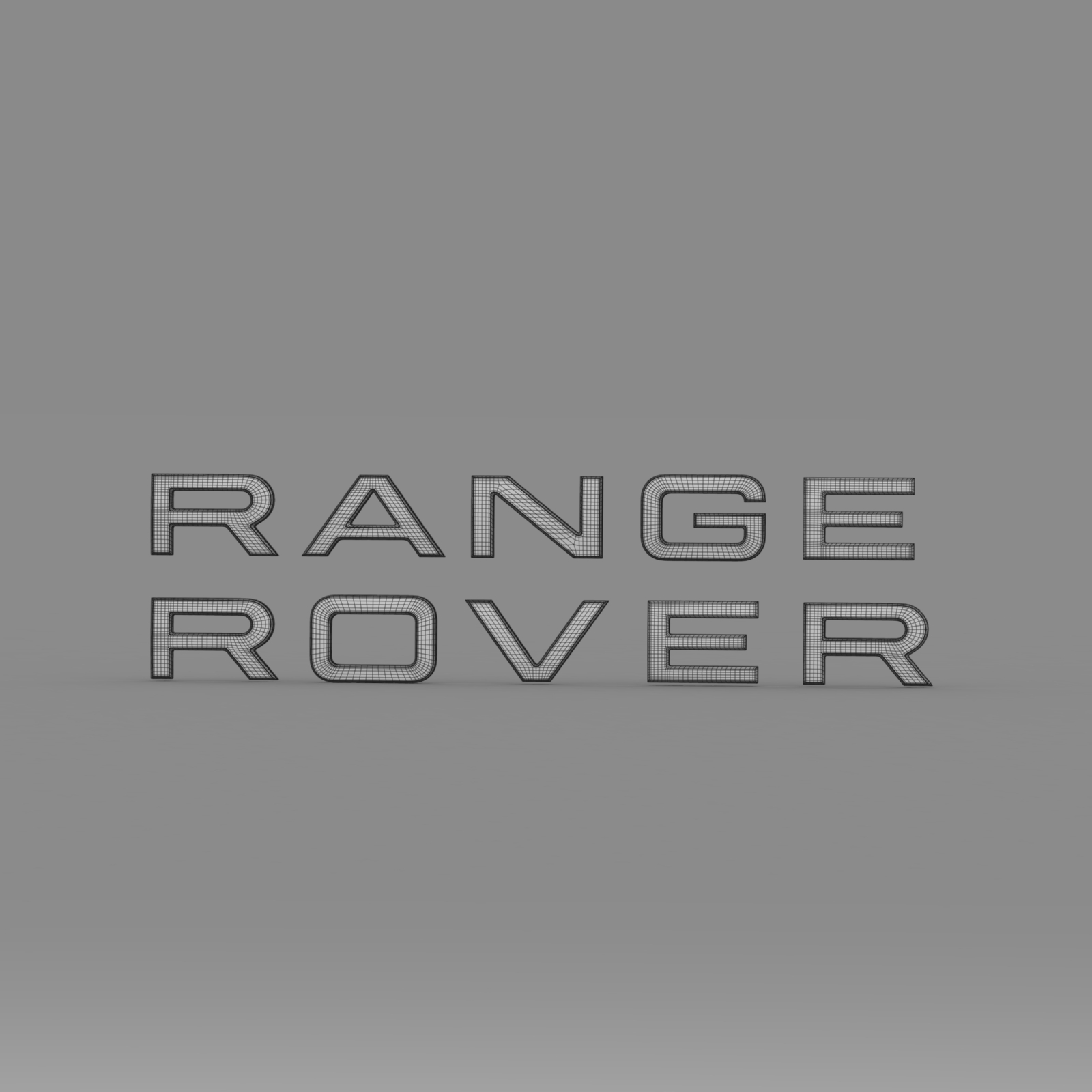 🚗 range rover logo・ STL File for ・Cults
