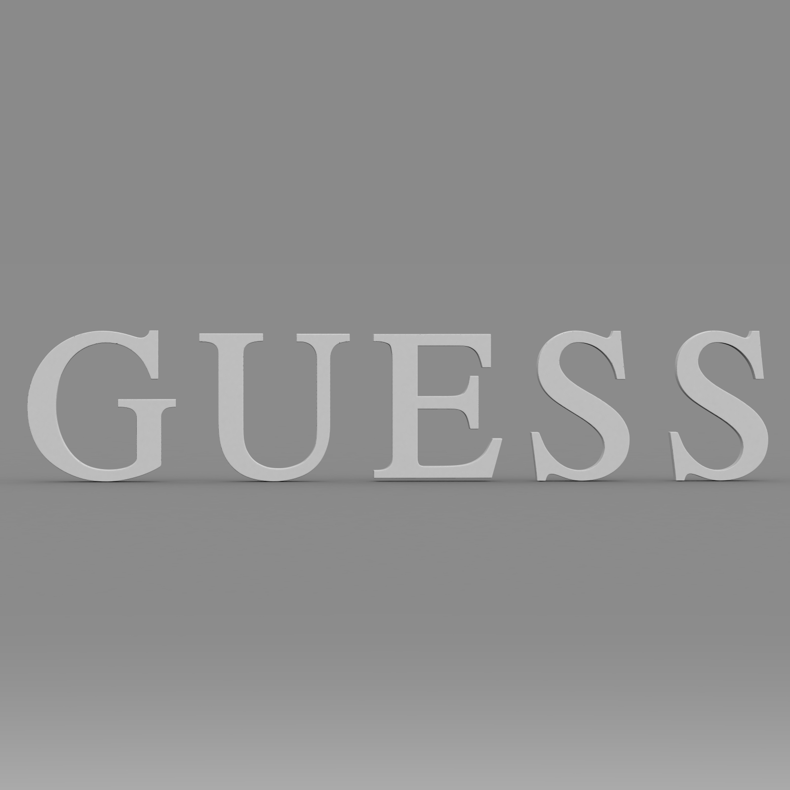 🎭 guess logo 2・ STL File for ・Cults