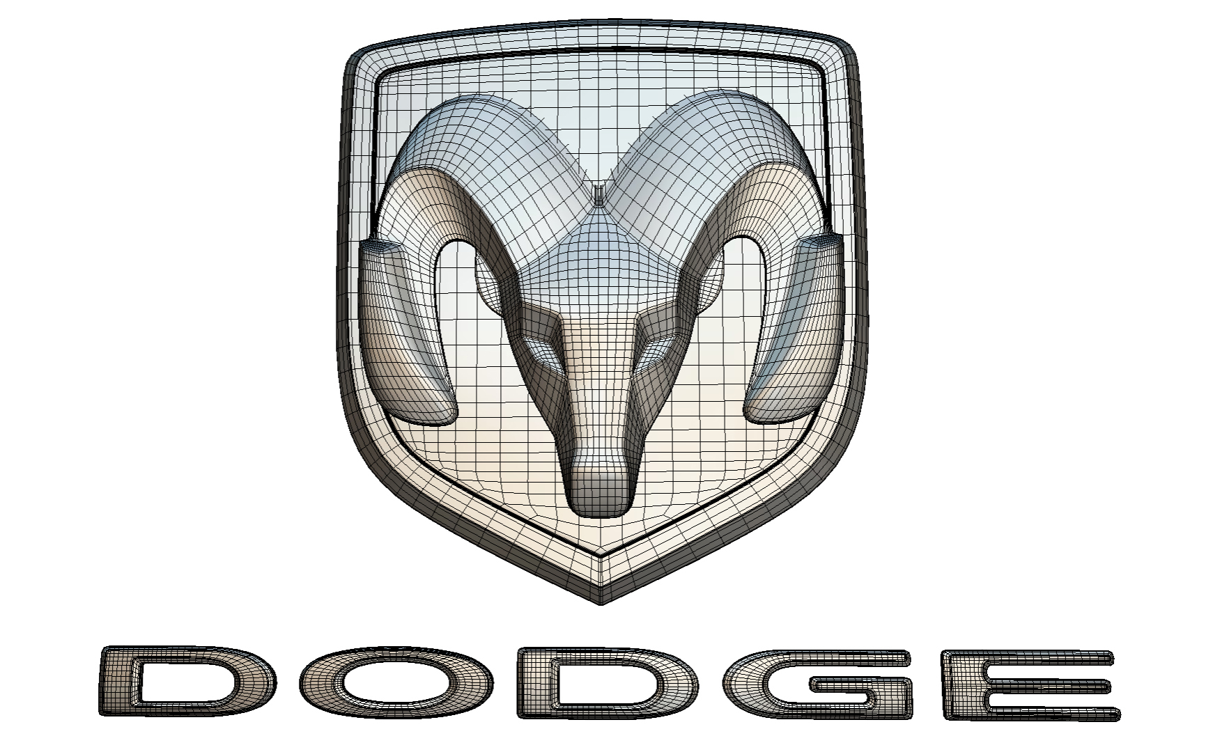 STL file dodge logo 2 🚗・3D print design to download・Cults