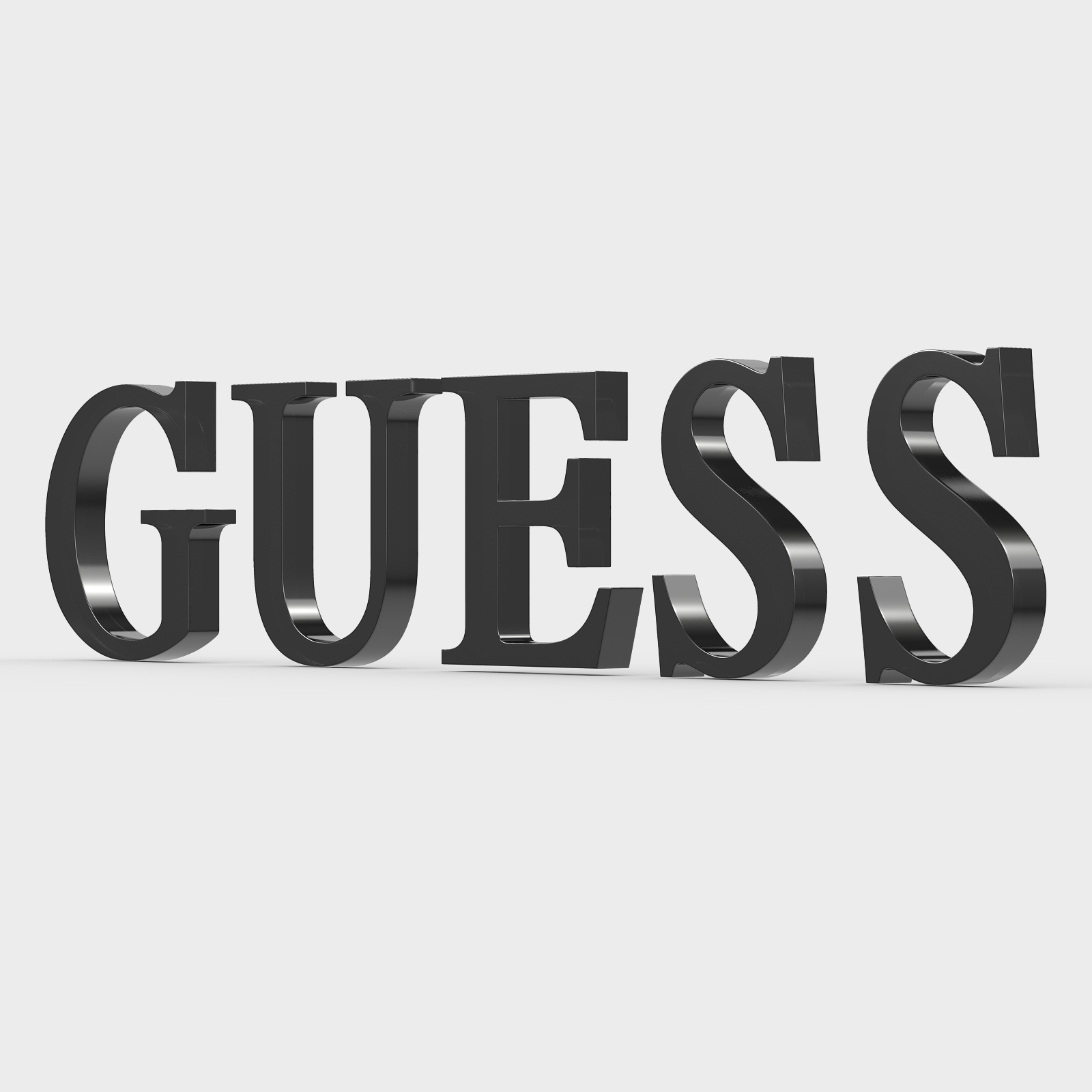 🎭 guess logo 2・ STL File for ・Cults