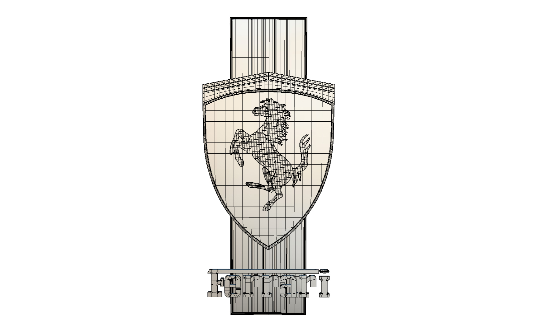 STL file ferrari logo 5 🚗 (OBJ)・3D printer design to download・Cults