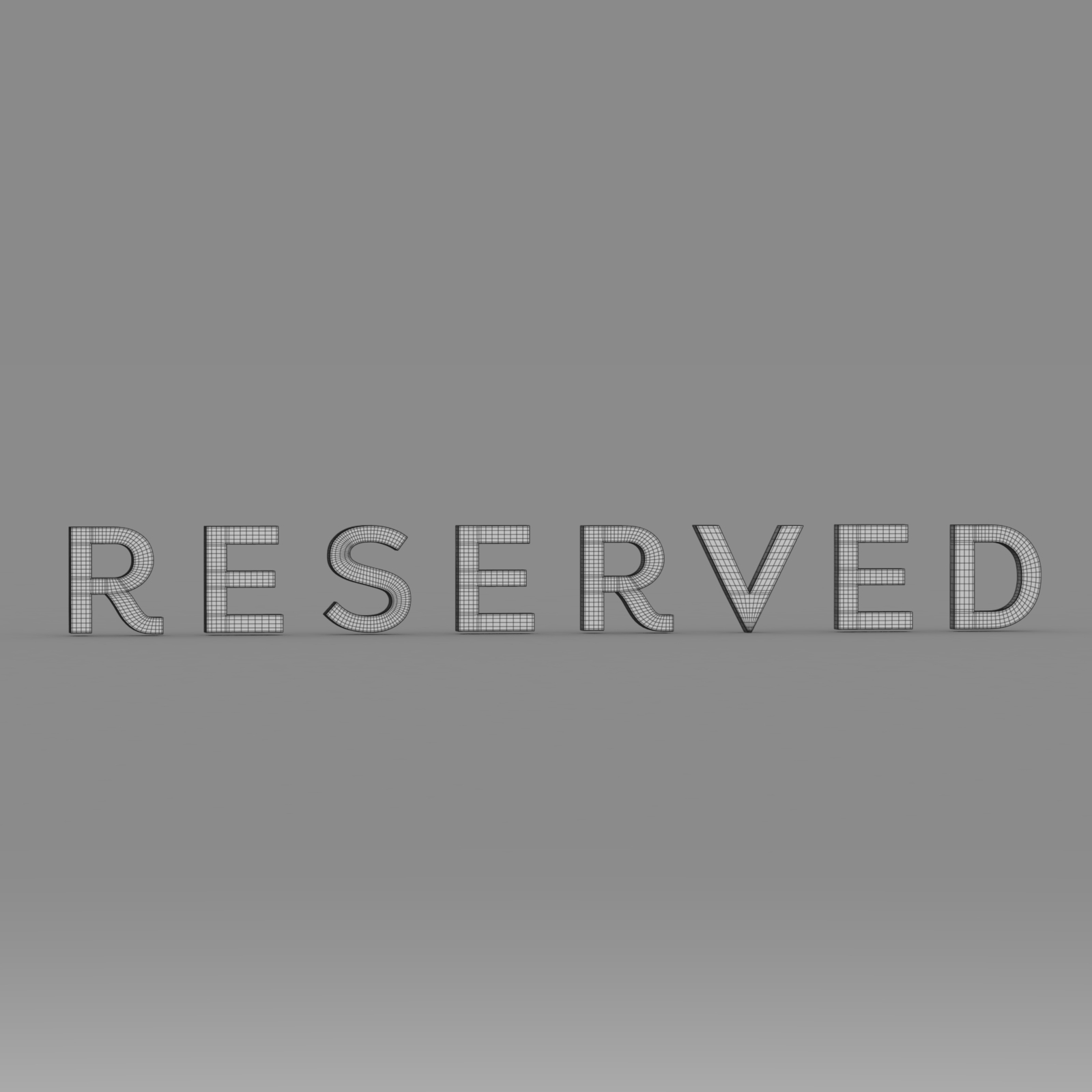 STL file reserved logo 🎭 (OBJ)・3D printing idea to download・Cults