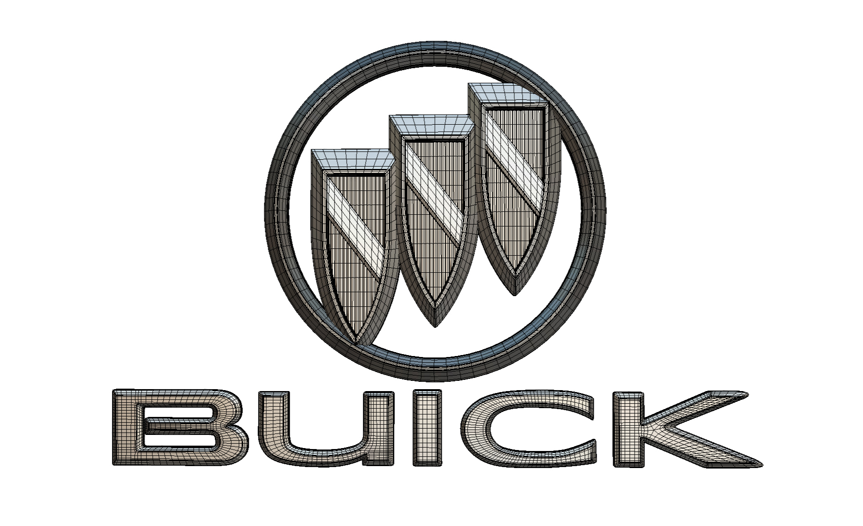 🚗 buick logo・ STL File for ・Cults