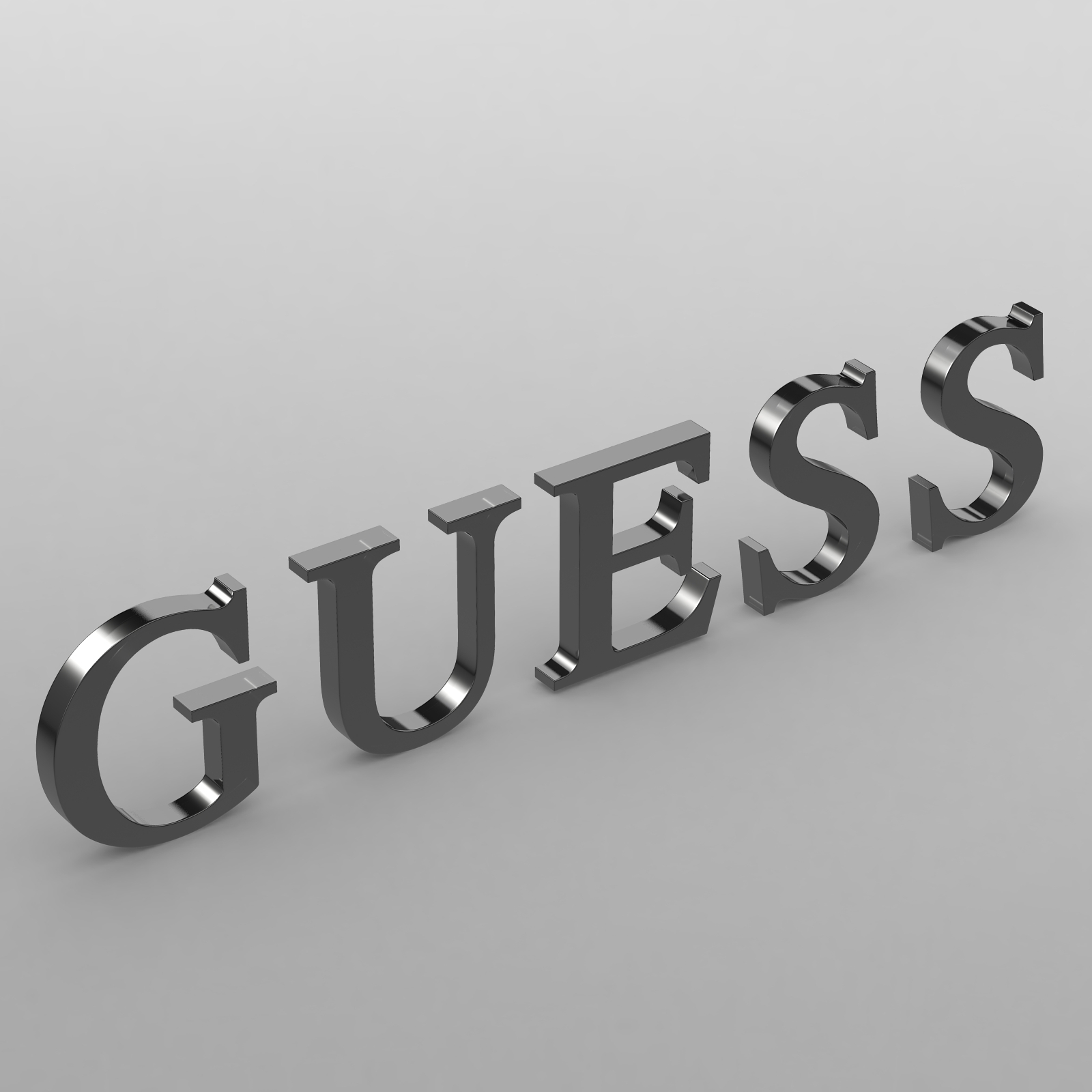 🎭 guess logo 2・ STL File for ・Cults