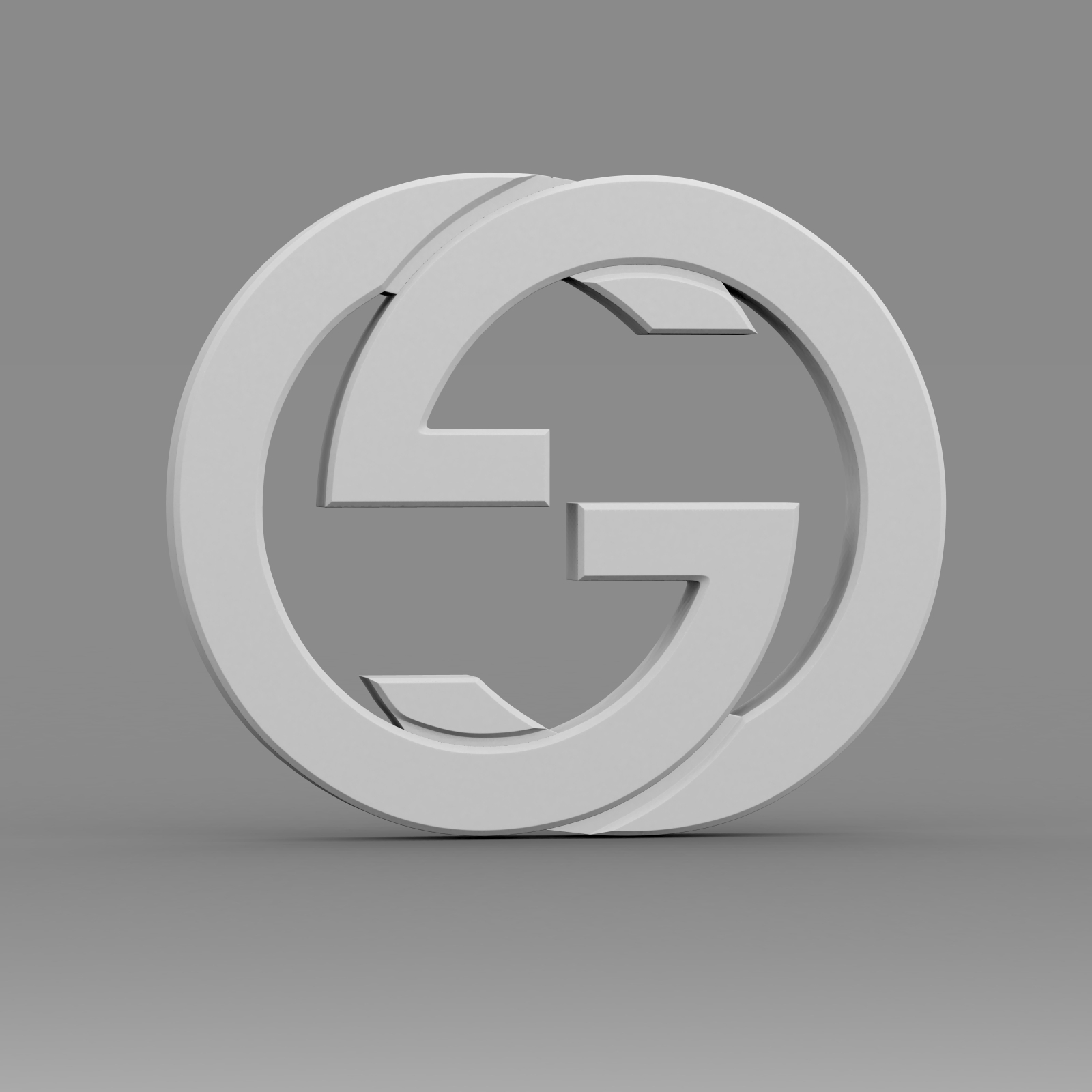 STL file gucci logo 2 🎭 (OBJ)・3D printable model to download・Cults