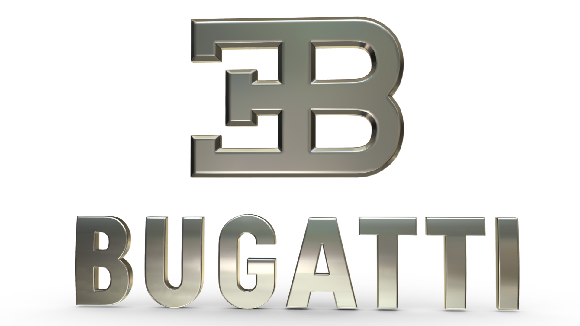 🚗 bugatti logo 2・ STL File for ・Cults