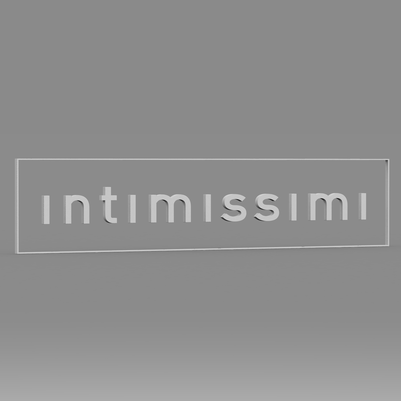 Файл STL intimissimi logo 🎭 (OBJ)・Шаблон для 3D-печати для загрузки・Cults