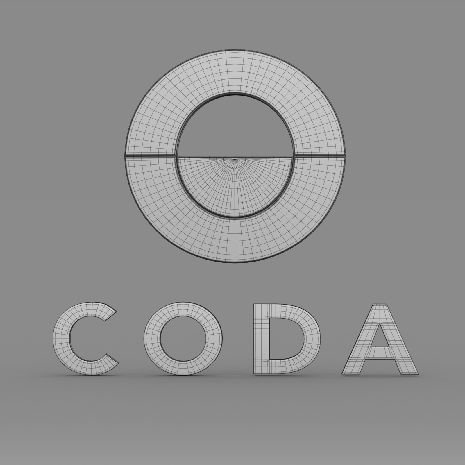 STL file coda logo 🚗 (OBJ)・Model to download and 3D print・Cults