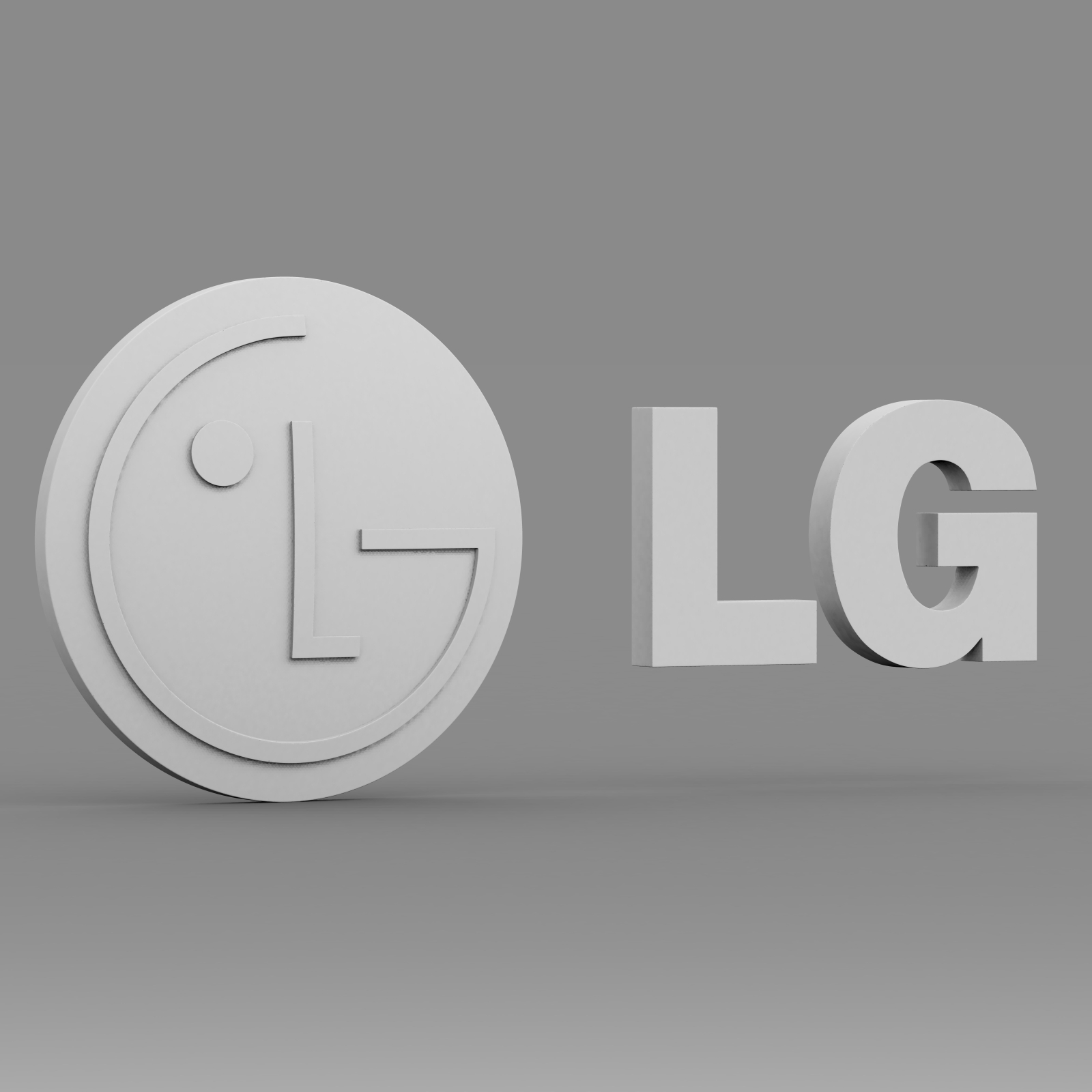 📞 logo de lg・Archivo STL para ・Cults