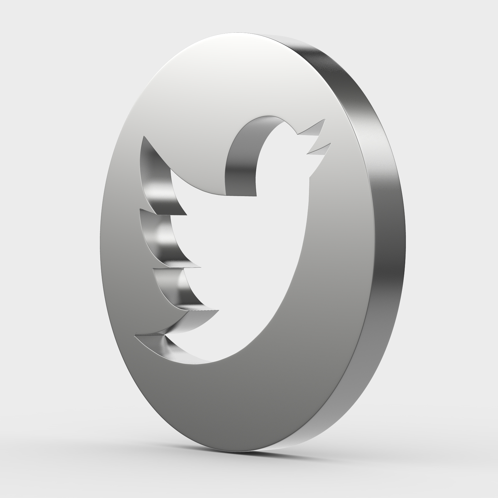 STL file twitter logo 🐦 (OBJ)・Model to download and 3D print・Cults