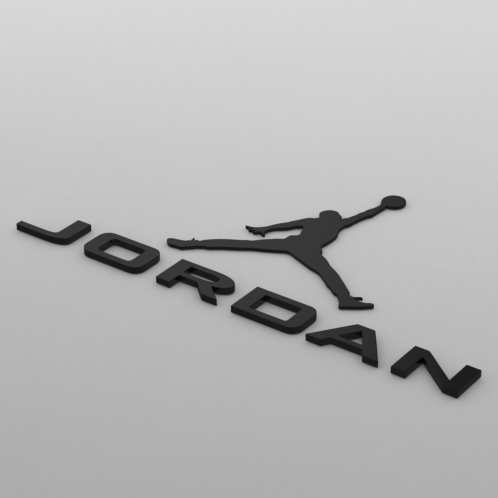 STL file jordan logo 🇯🇴・3D printer model to download・Cults
