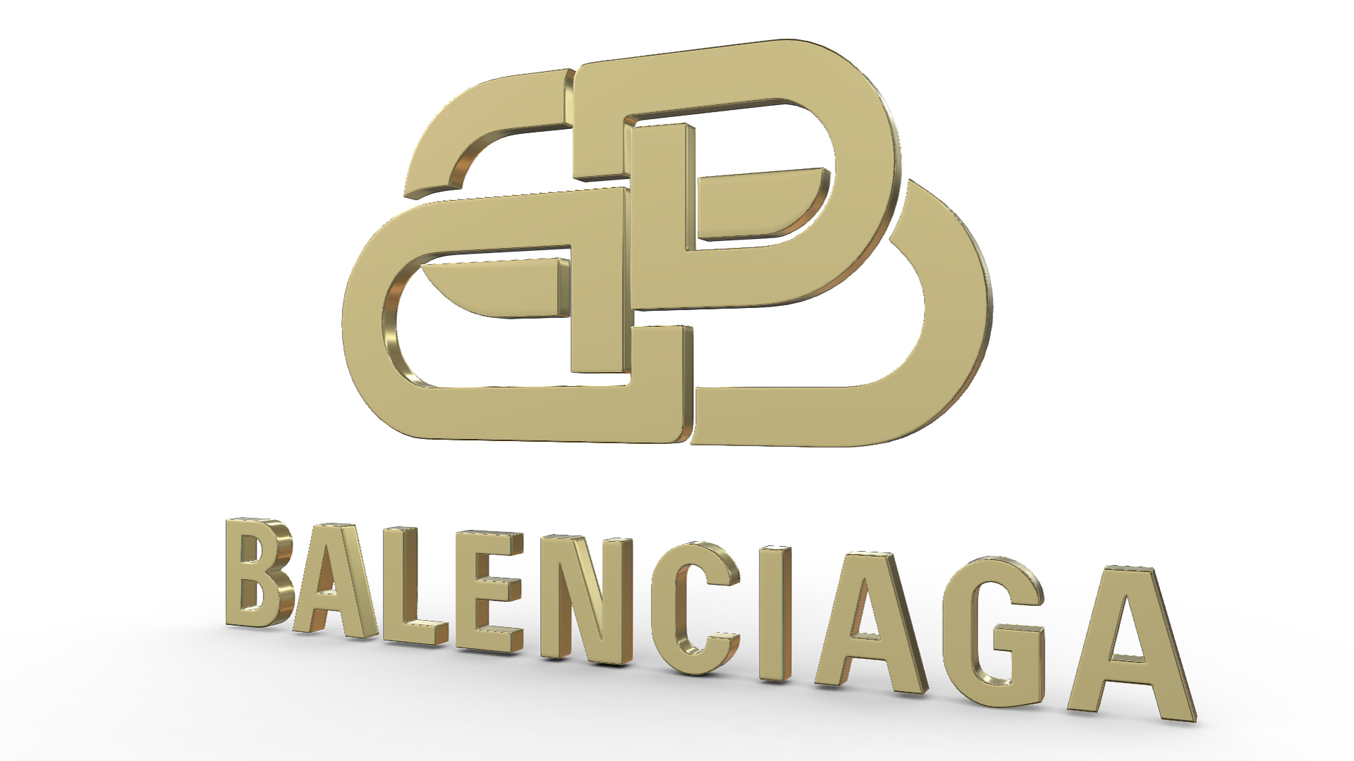 🎭 balenciaga logo・ STL File for ・Cults