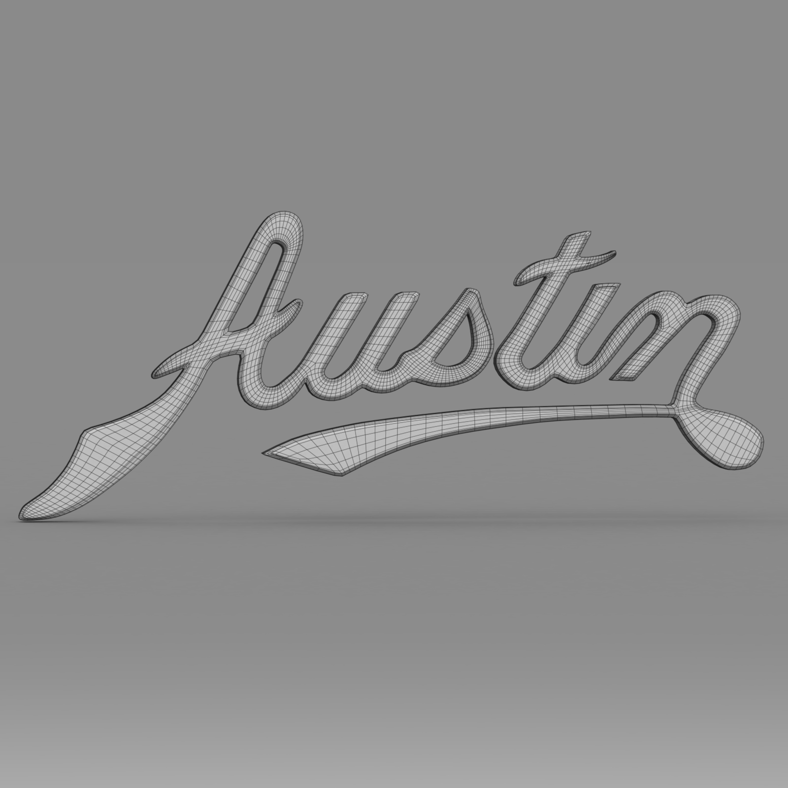 Fichier STL logo d'austin 2 👽 (OBJ)・Objet imprimable en 3D à ...