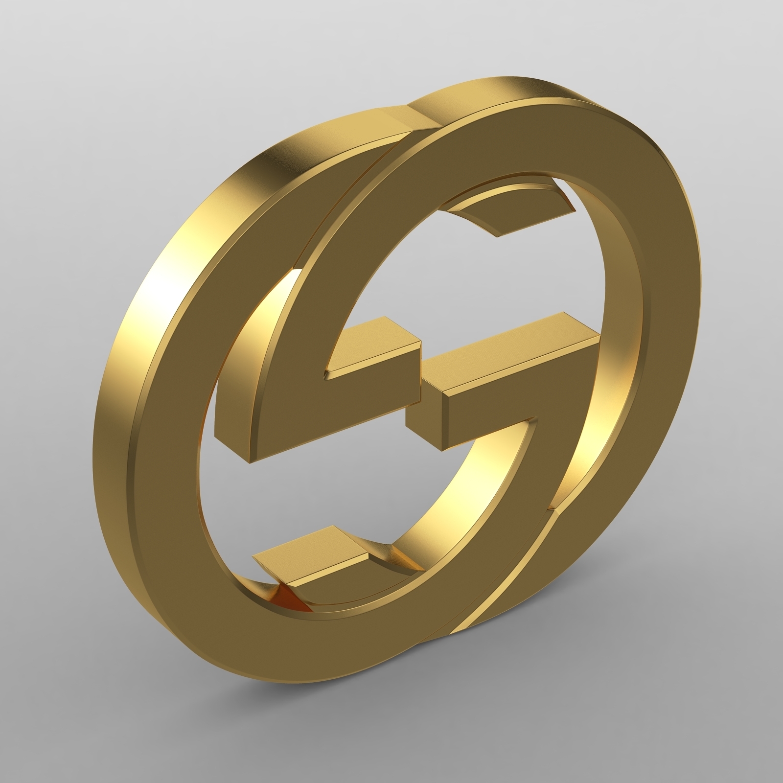 STL file gucci logo 2 🎭 (OBJ)・3D printable model to download・Cults
